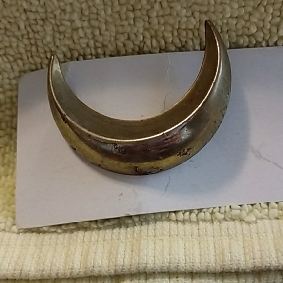 Jewelry | Vintage Moon Shaped Brooch | Poshmark